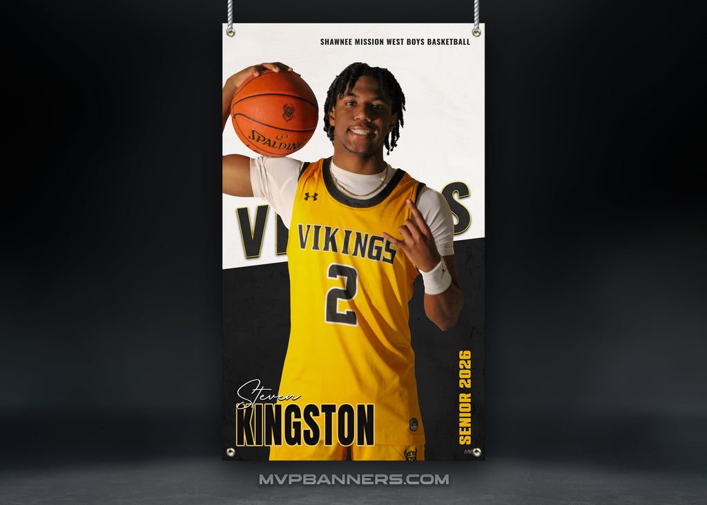 Custom Sports Banner | Senior Night | Basketball | Limitless