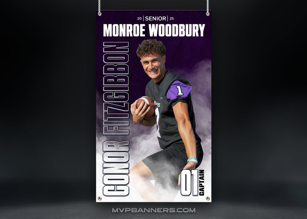 Custom Sports Banner | Senior Night | GameDay Fog Football